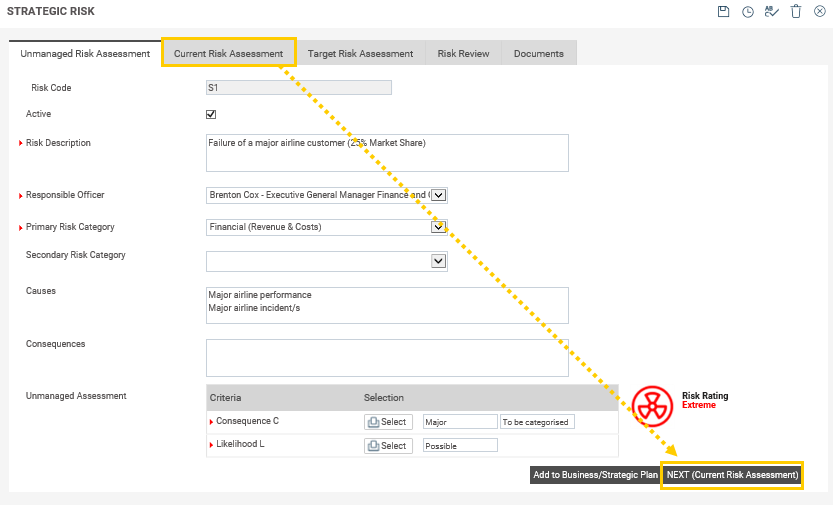 Initial Risk Assessment